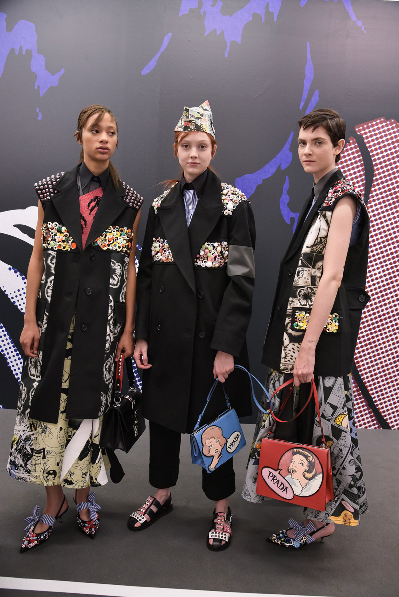 Prada Channels the Wonder Women Illustrators of the 1940s