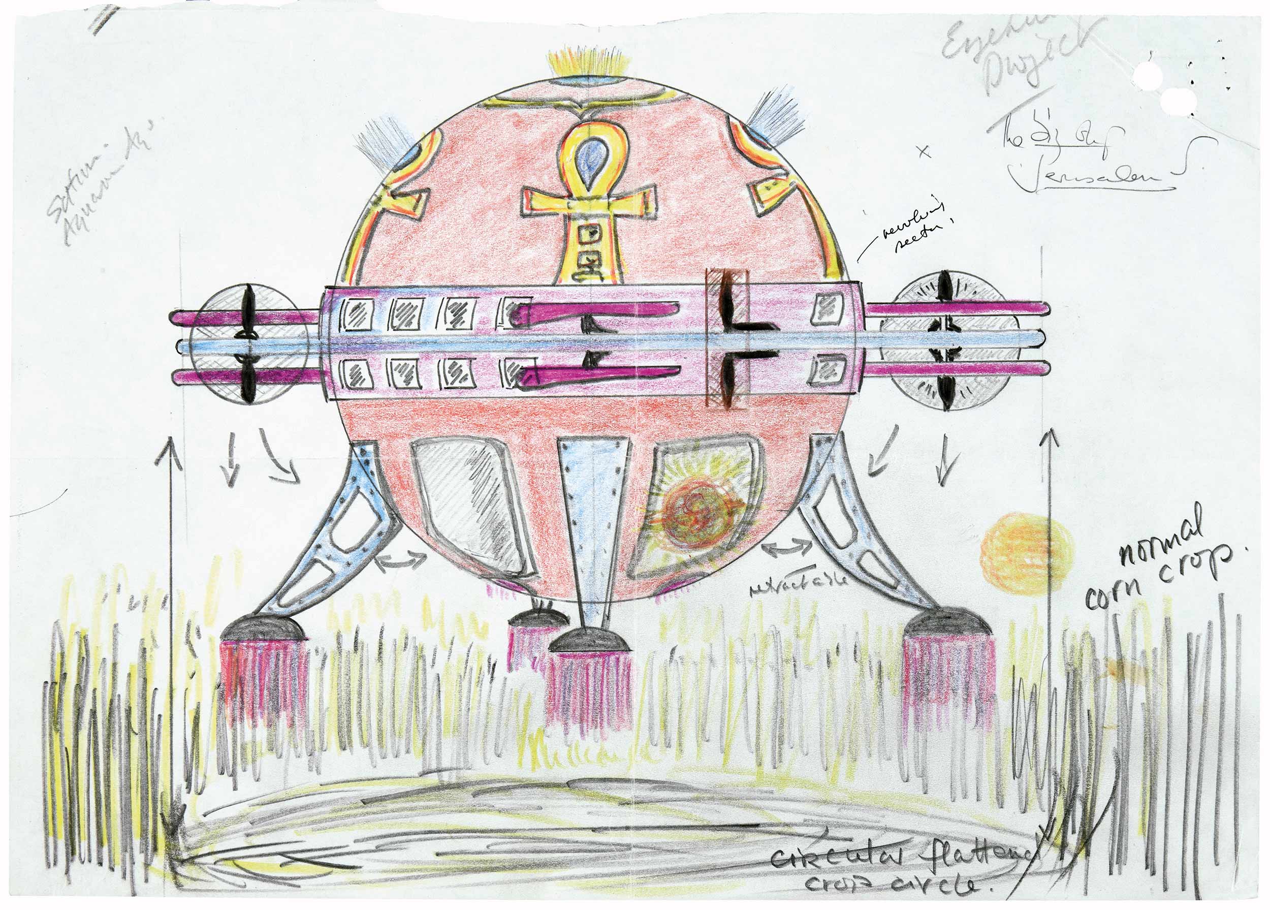 The secret drawings of Great Britain’s UFO Desk