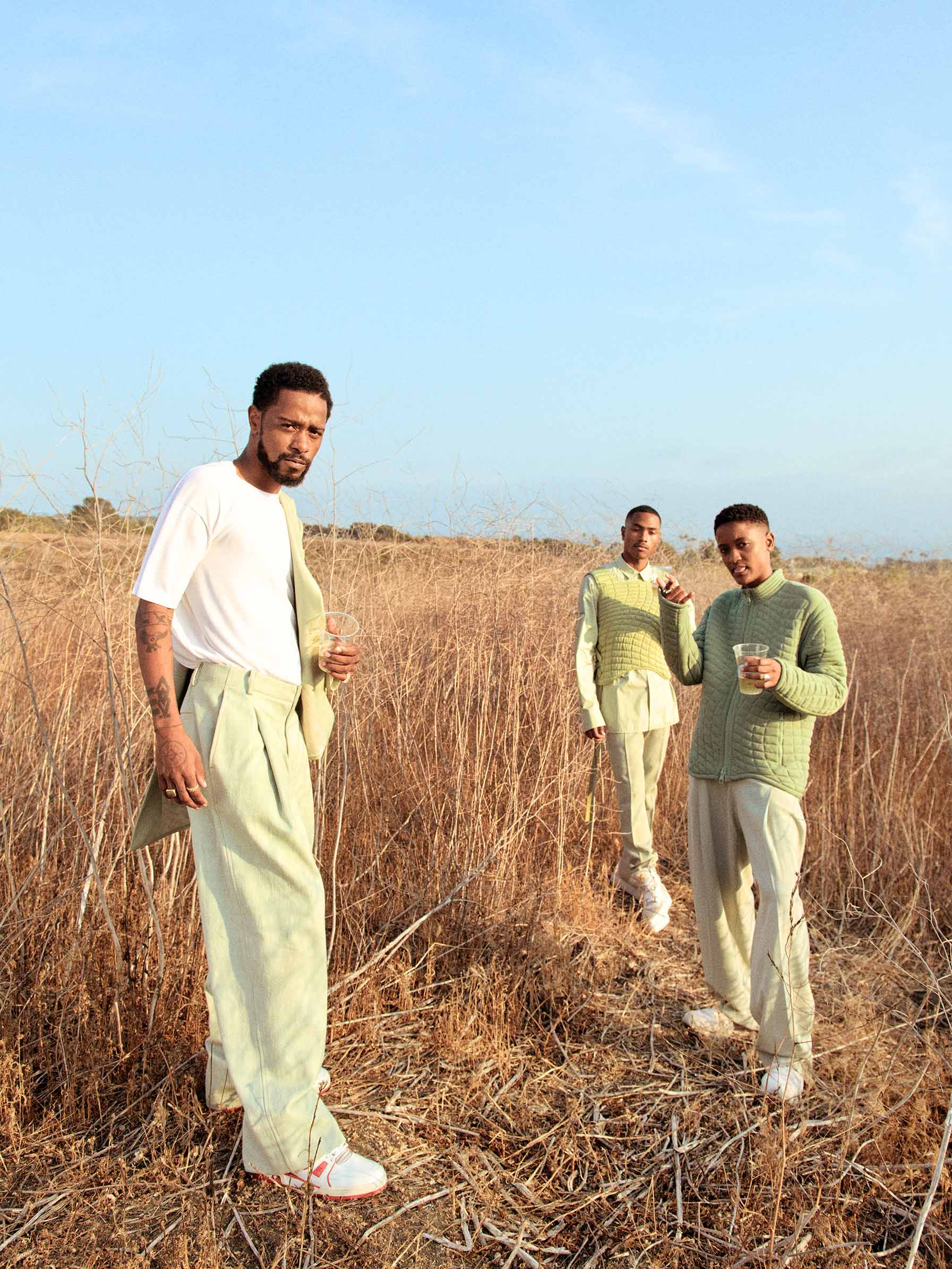 Steve Lacy, Syd, and Lakeith Stanfield by Ryan McGinley and Virgil Abloh