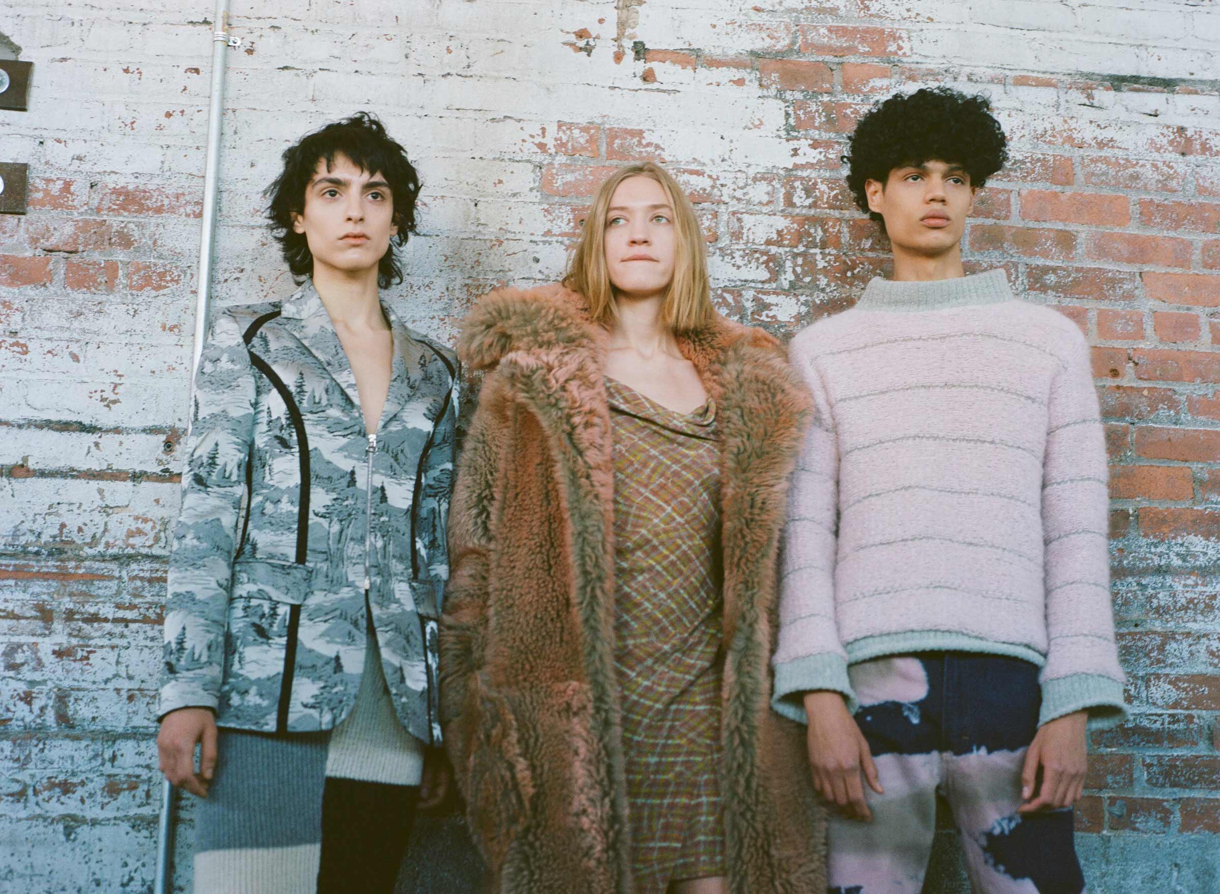 Cozying up backstage with Eckhaus Latta and Isamaya Ffrench