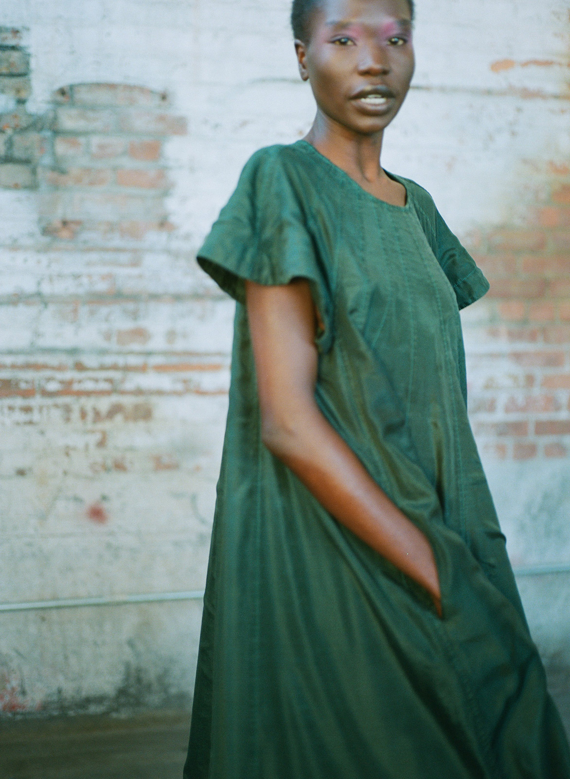 Cozying up backstage with Eckhaus Latta and Isamaya Ffrench