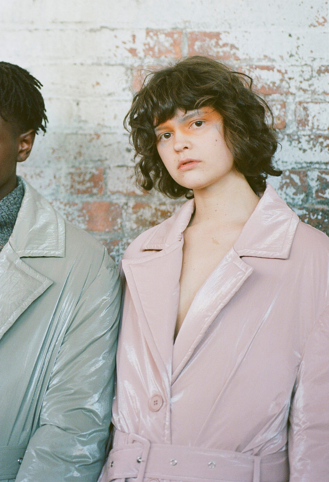 Cozying up backstage with Eckhaus Latta and Isamaya Ffrench