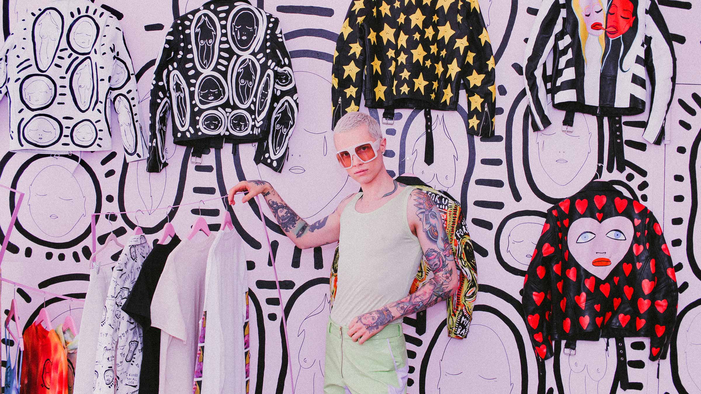 Heaven and hell collide at Patrick Church’s colorful pop up store