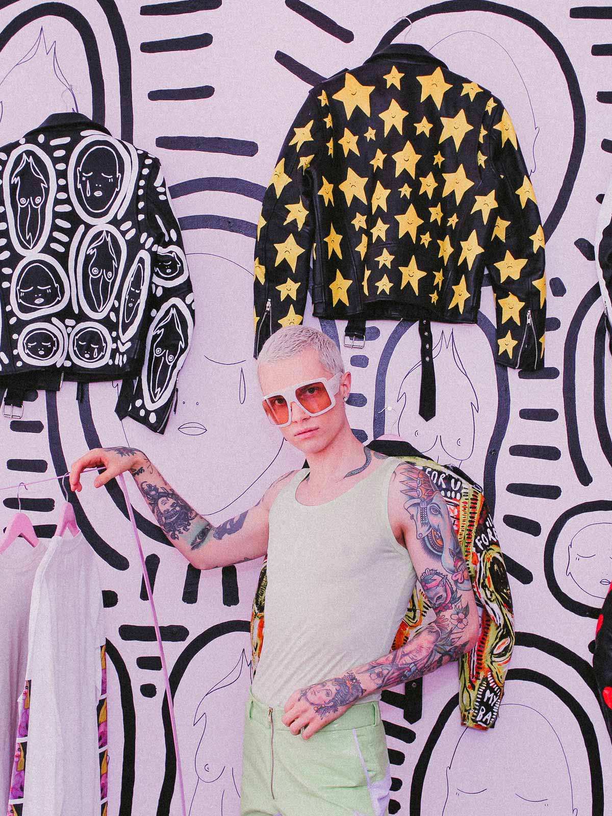 Heaven and hell collide at Patrick Church’s colorful pop up store