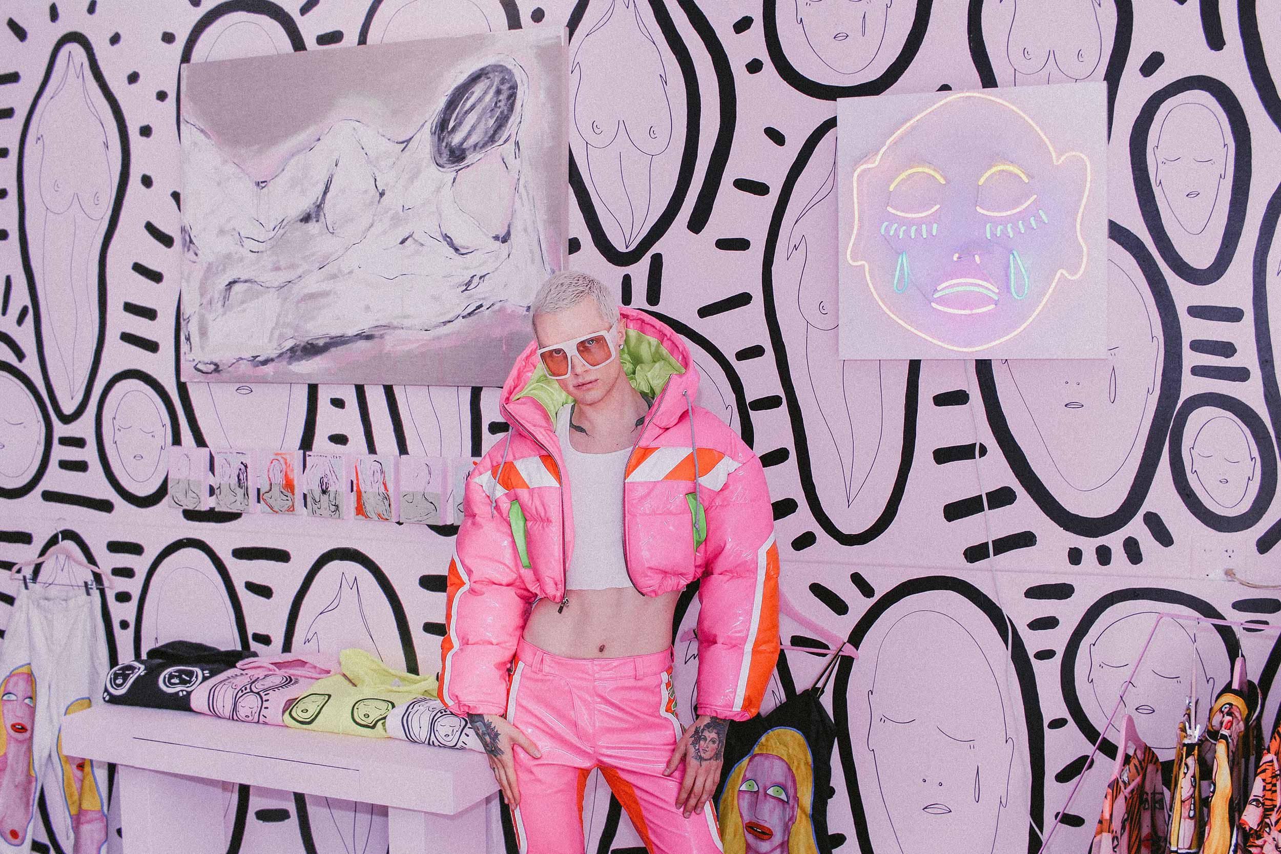 Heaven and hell collide at Patrick Church’s colorful pop up store