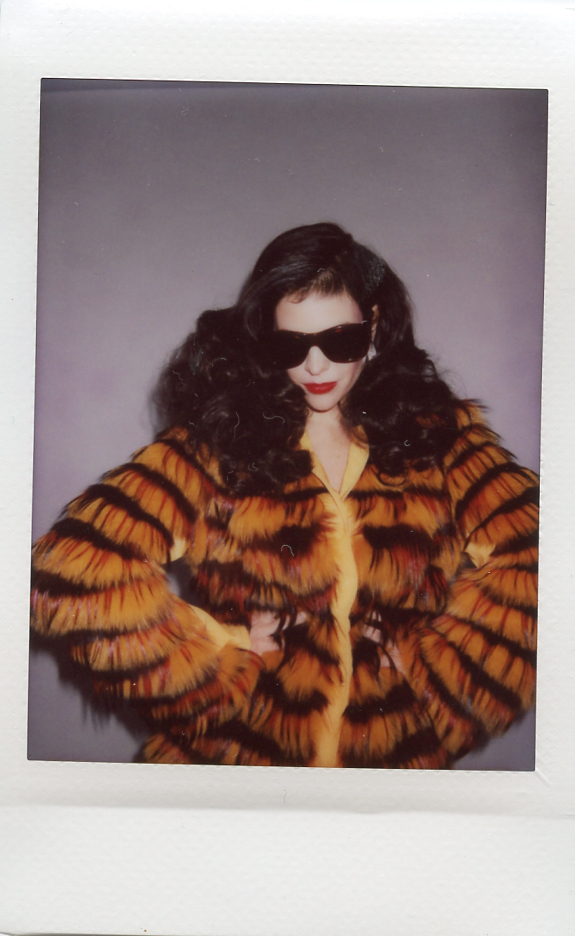 Julia Restoin, photographed by the iconic Maripol