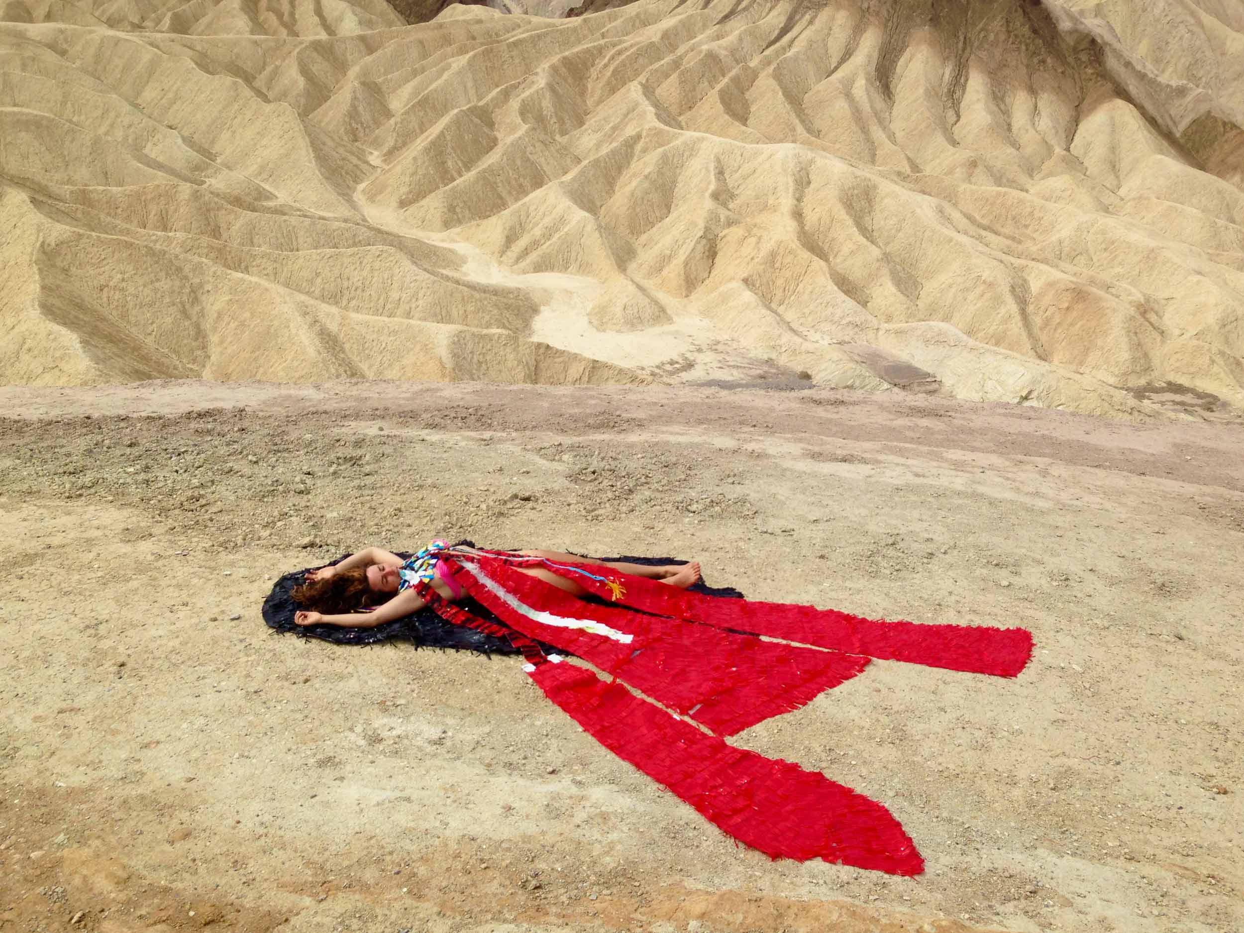 Lila Roo makes art from the discarded