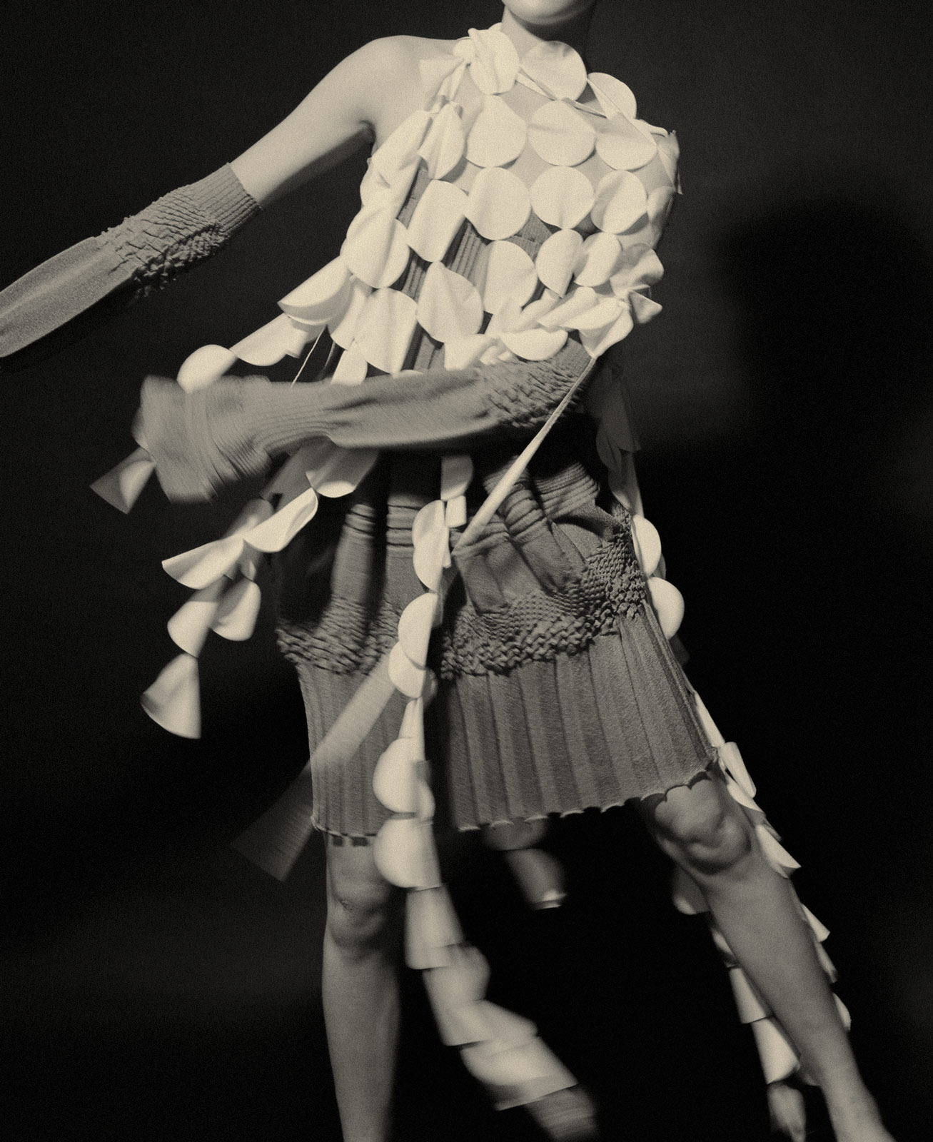 Photographer Anastasiia Duvallie and stylist Diana Choi tessellate the self